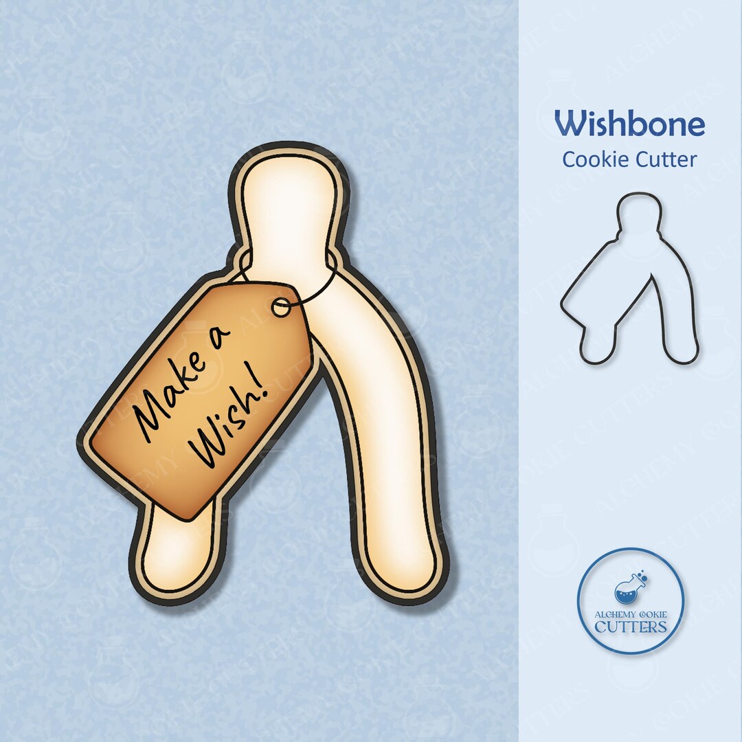 Wishbone Cookie Cutter - Fall, Thanksgiving Cookie Cutters - Etsy