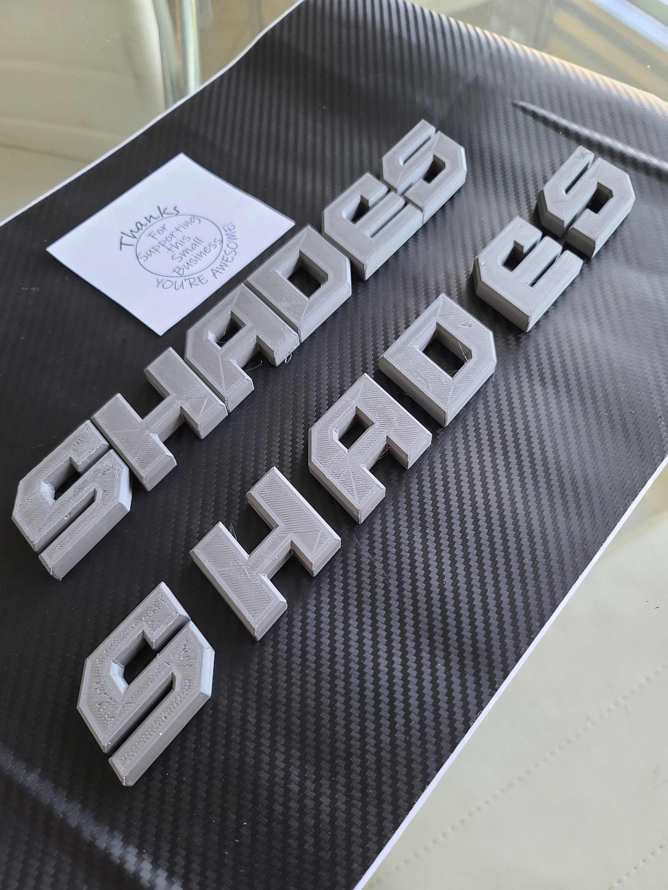 3D Emblem Letters or Custom 3d Logo ( Price is per Letter) - Etsy