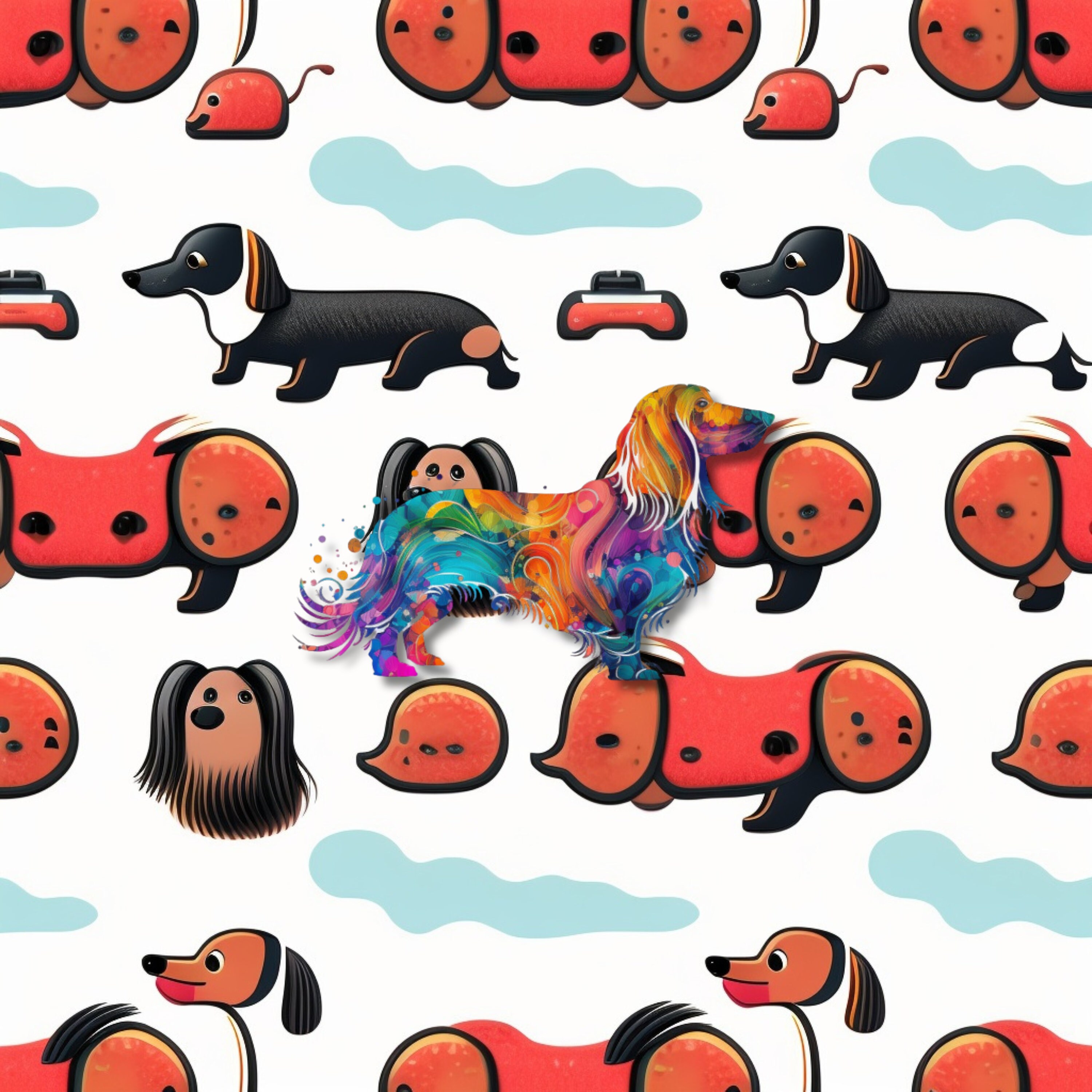 Unleash Your Imagination With Printable Dachshund Patterns! - Etsy