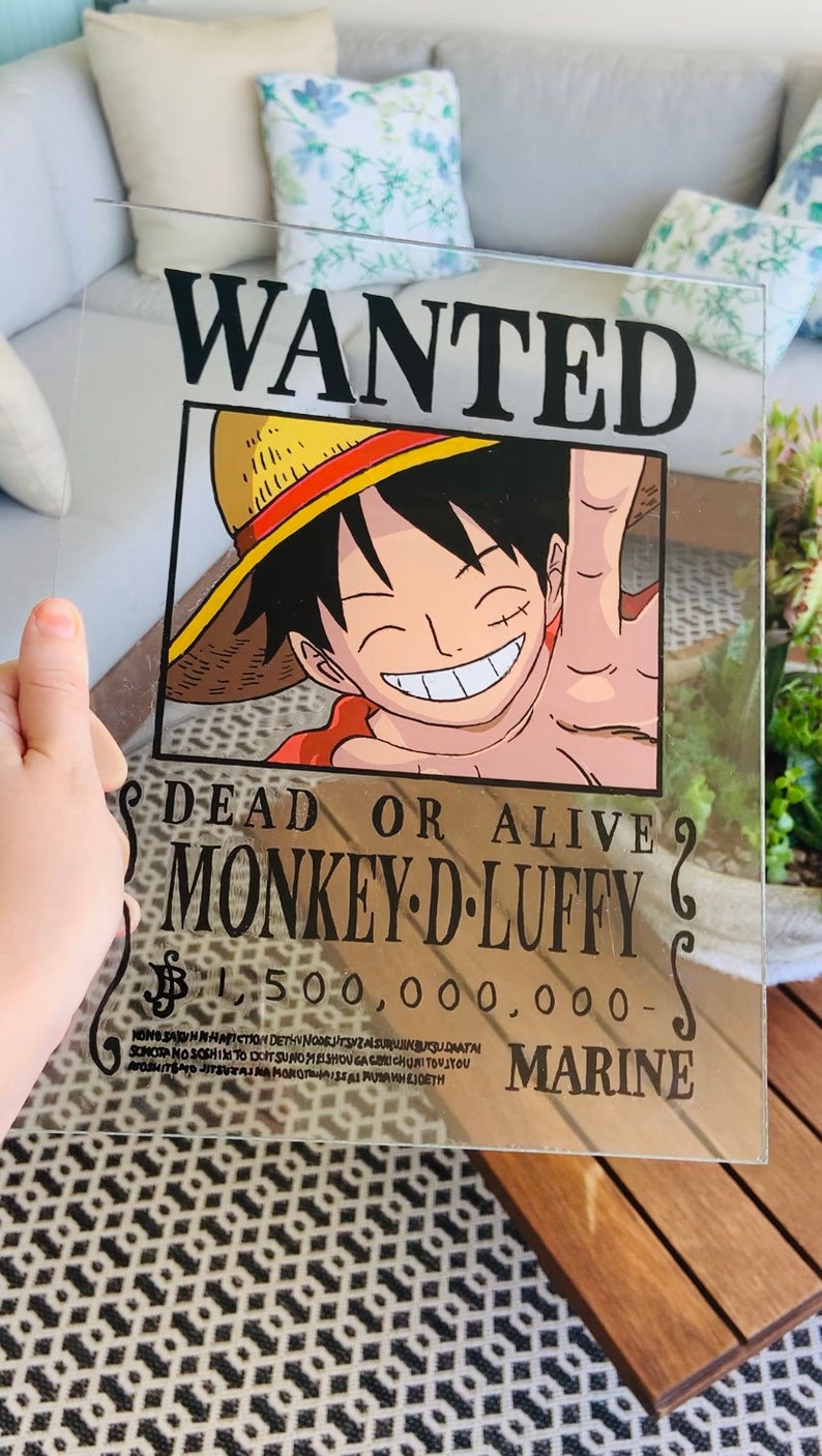 One Piece Wanted Poster - Etsy