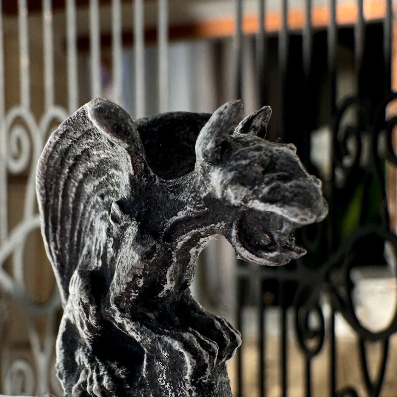 Stone Gargoyle Statue - Etsy