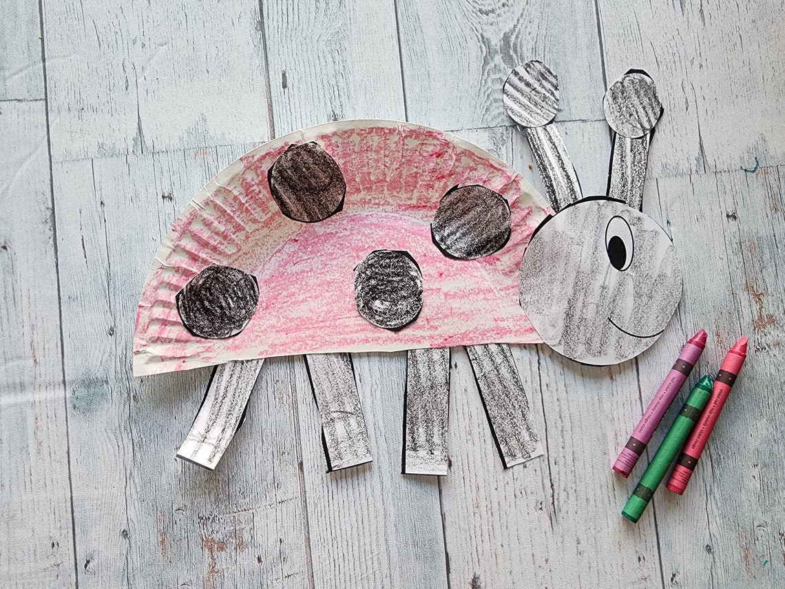 Spring Simple Paper Plate Fine Motor Crafts Color Cut Paste OT - Etsy