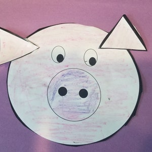 Spring Color, Cut, and Paste Shape Animal Fine Motor Craft - Etsy