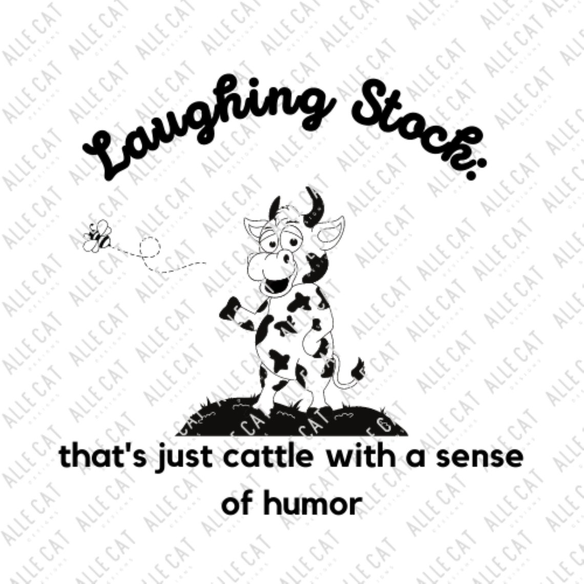 Laughing Stock PNG in B&W or Color - Etsy