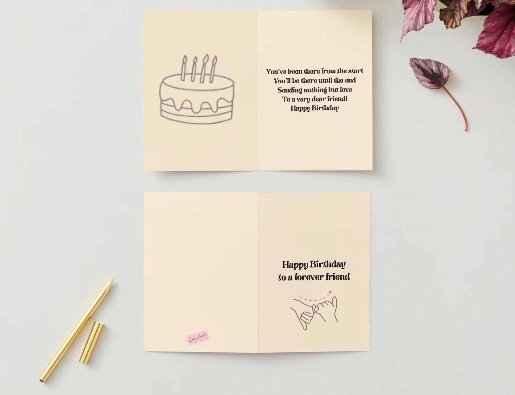 Forever Friend - Birthday Card - Bff - Etsy