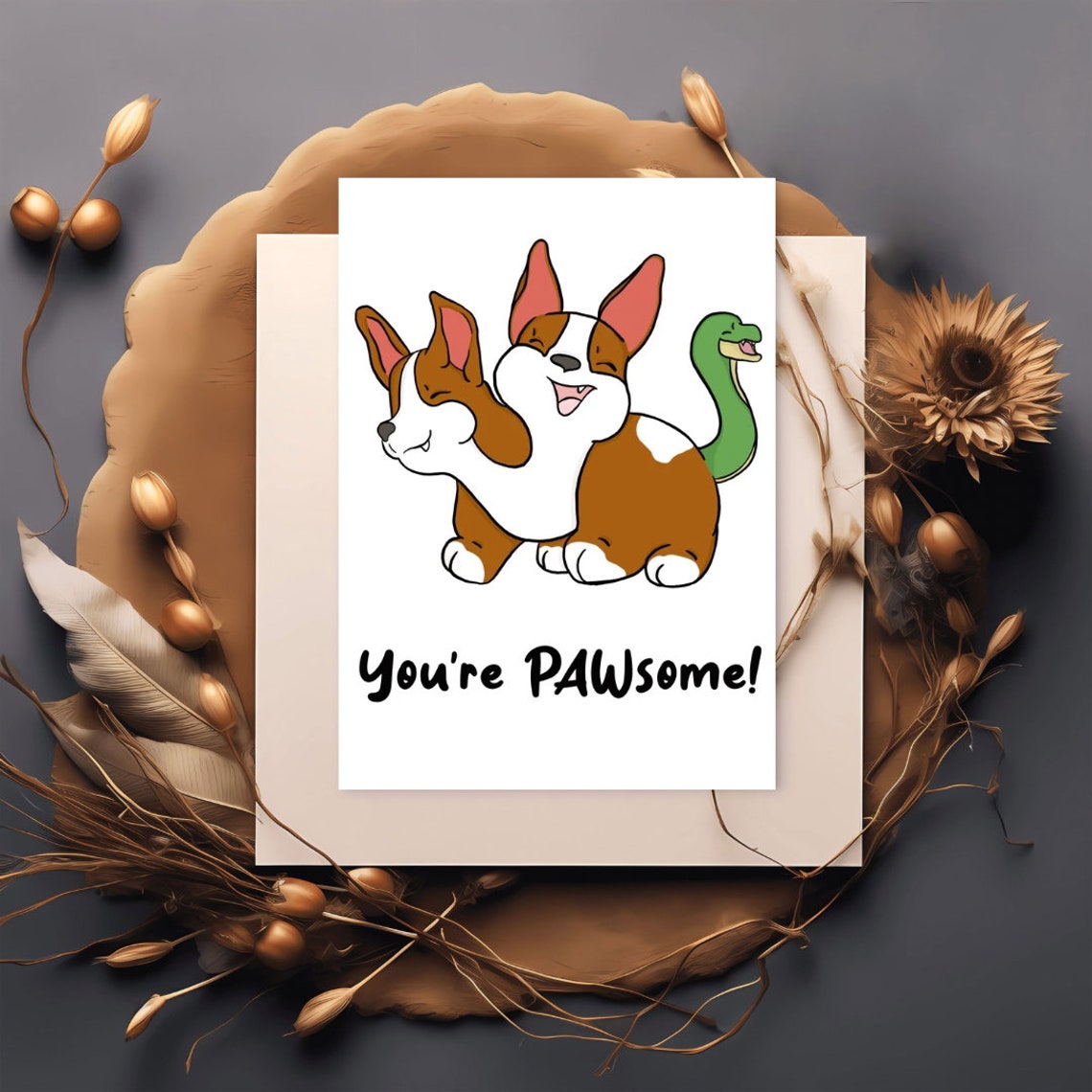 Orthrus Greeting Card | Blank Cards | Dog Card | Spooky Season | Spooky ...