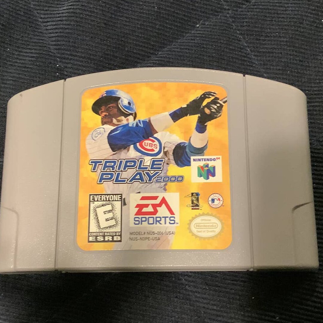 Nintendo Triple Play 2000 Video Game for N64 Console - Etsy