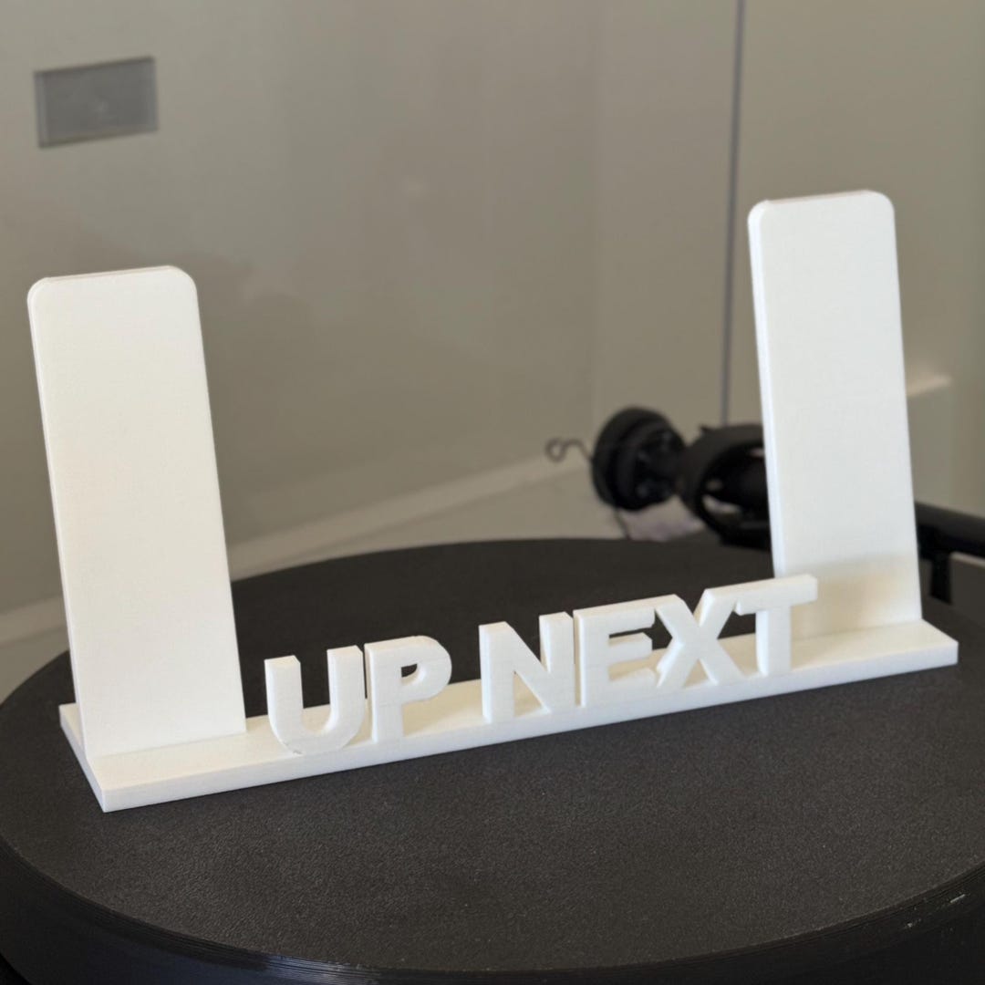 Vinyl Record up Next Display Stand - Etsy