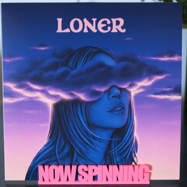 Vinyl Record Now Spinning Display Stand - Etsy