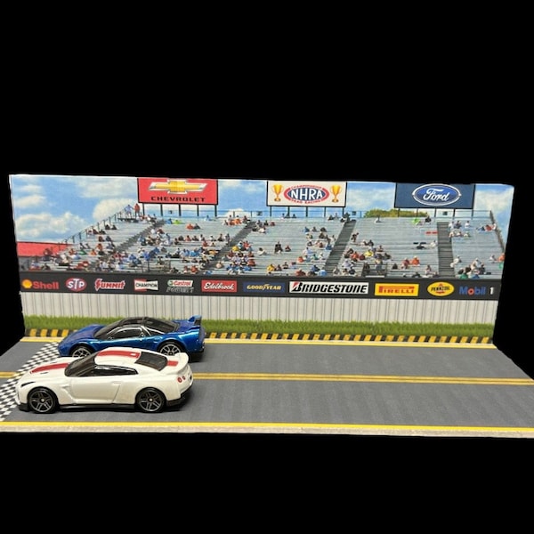 1:64 Race Track Diorama - Etsy