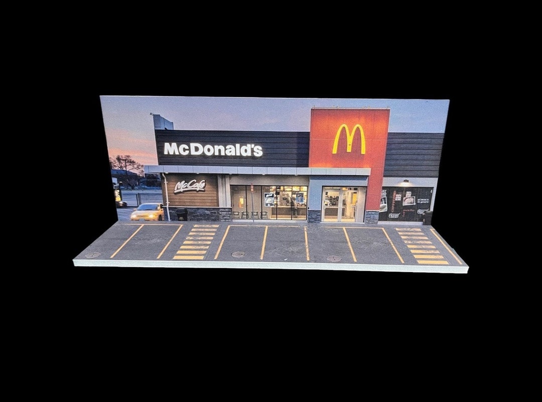 1/64 Diorama Mcdonalds - Etsy