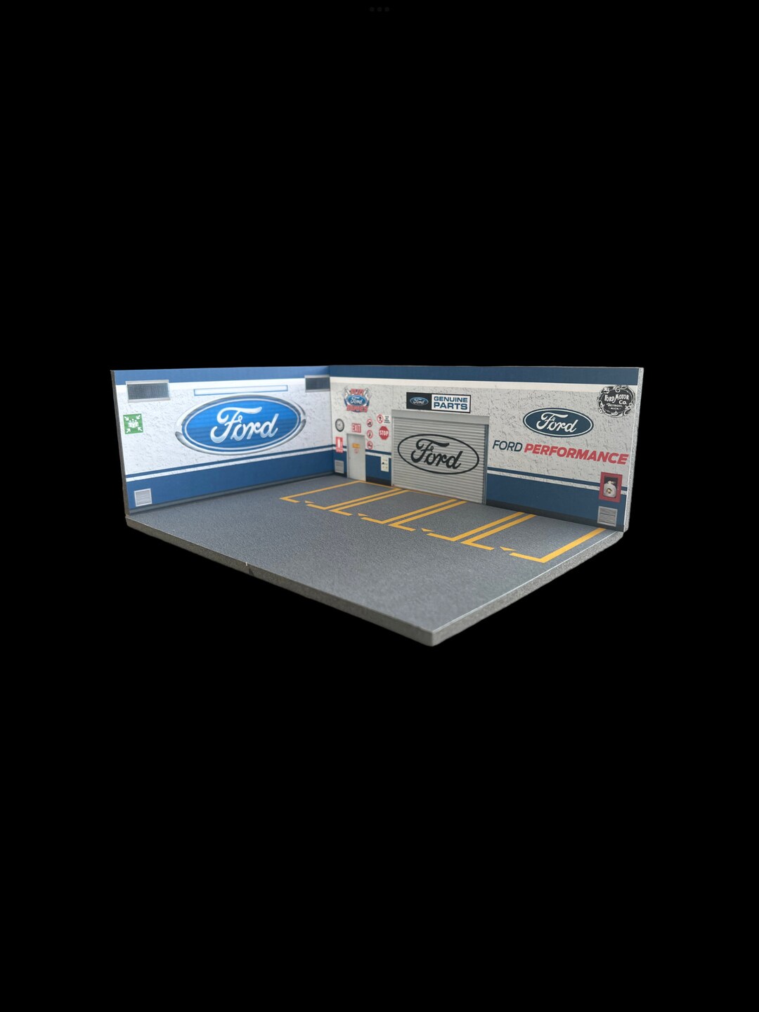 1/64 Diorama Ford Garage 2 - Etsy