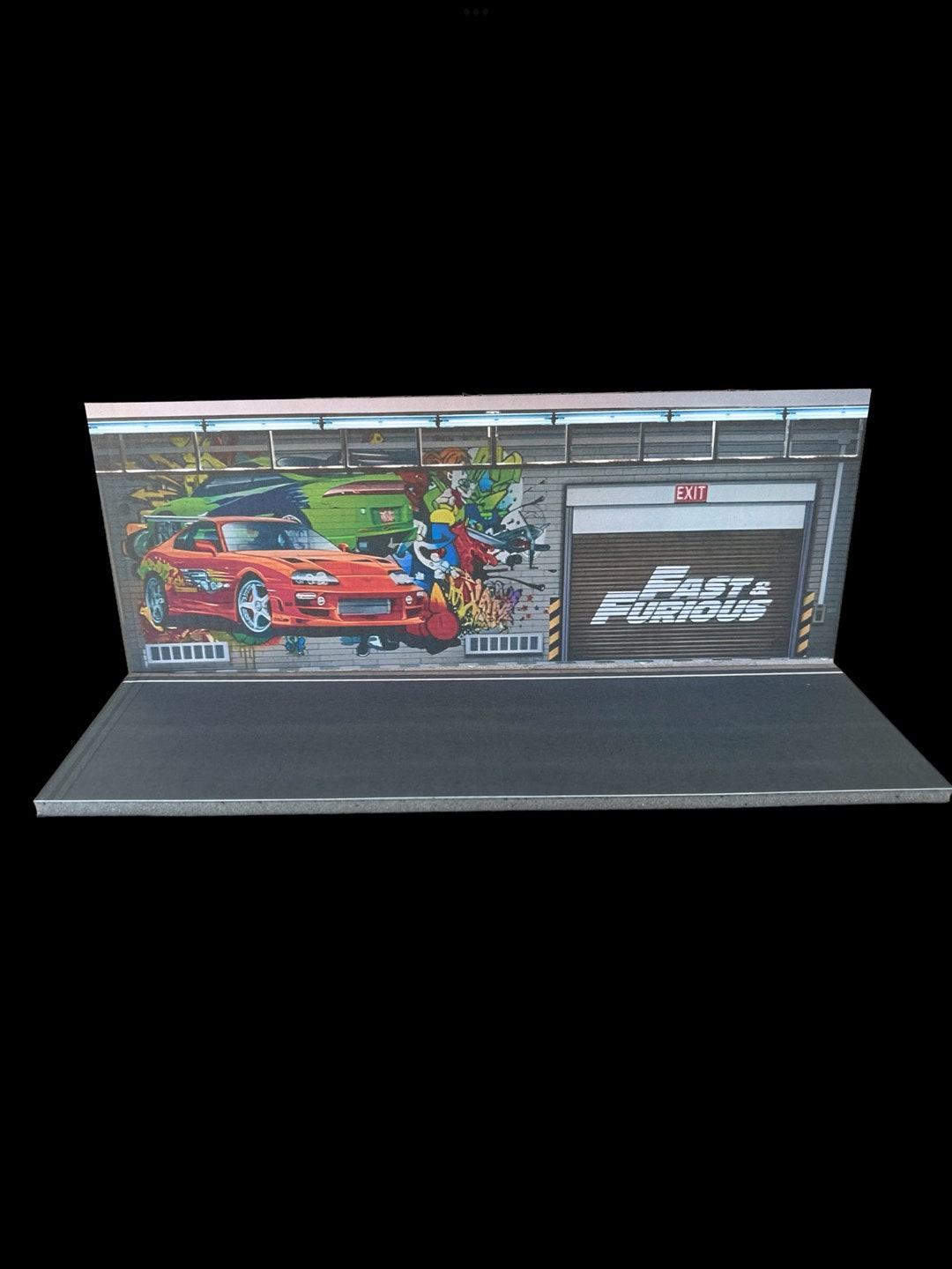 1/64 Diorama Fast N Furious Animated Garage - Etsy