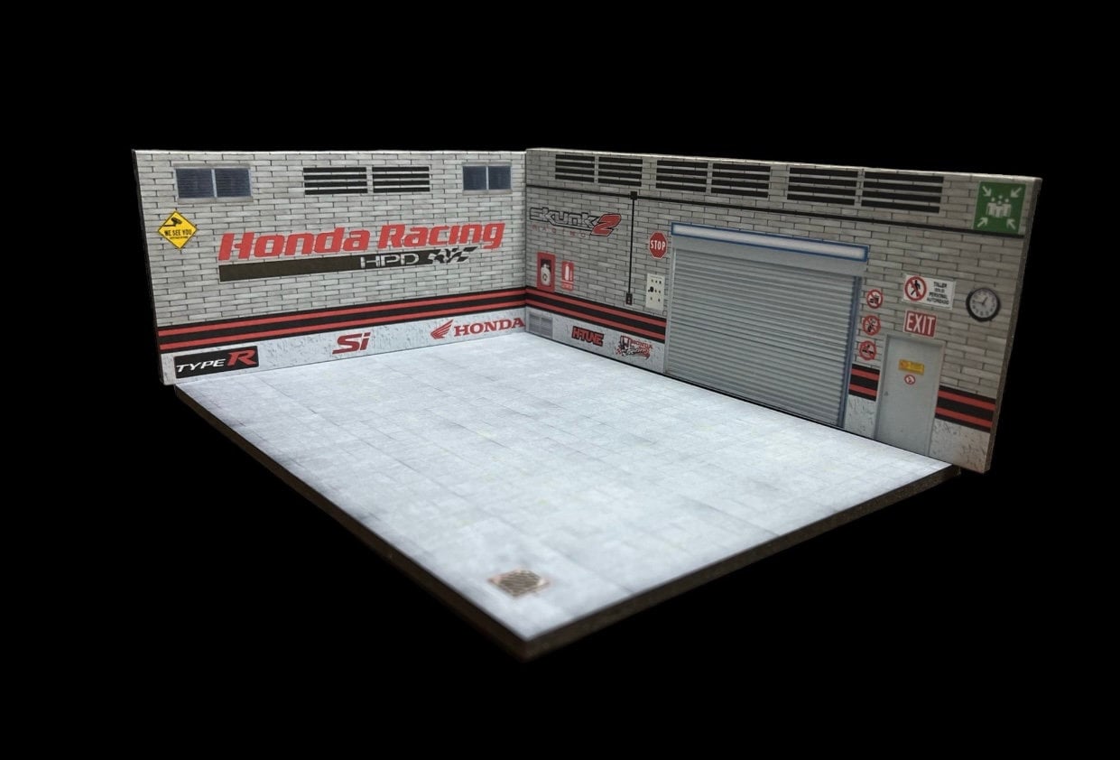 1/64 Diorama Honda Racing Garage - Etsy