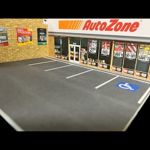 1/64 Diorama Auto Zone Store Front - Etsy