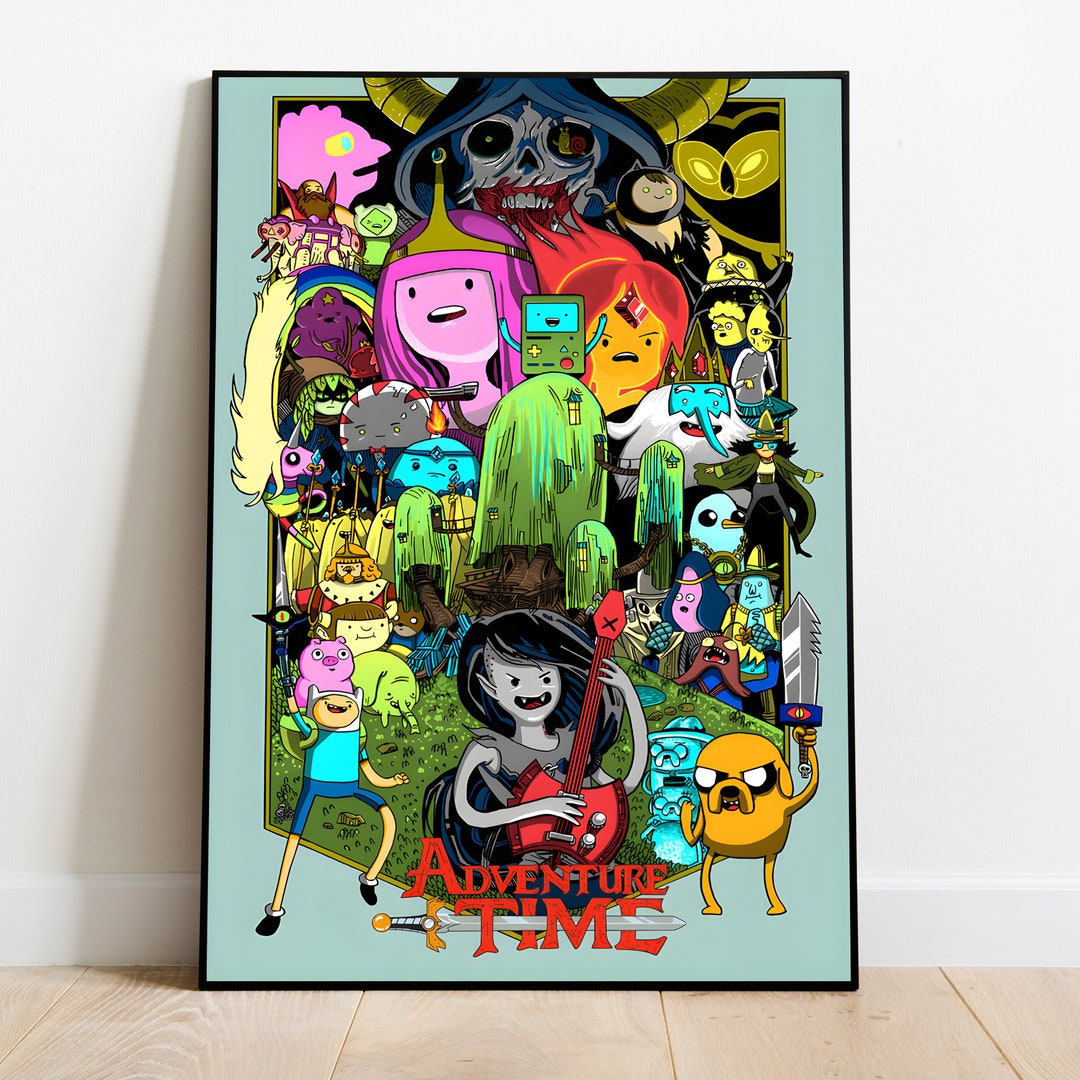 Adventure Time Poster , Adventure Time Series Wall Art , Adventure Time ...