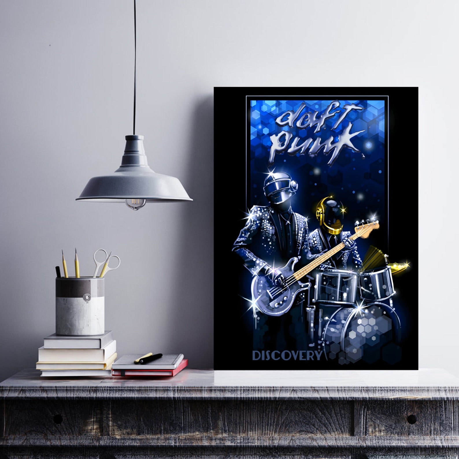 Daft Punk Album Poster , Daft Punk Discovery Album Poster , Music Wall ...