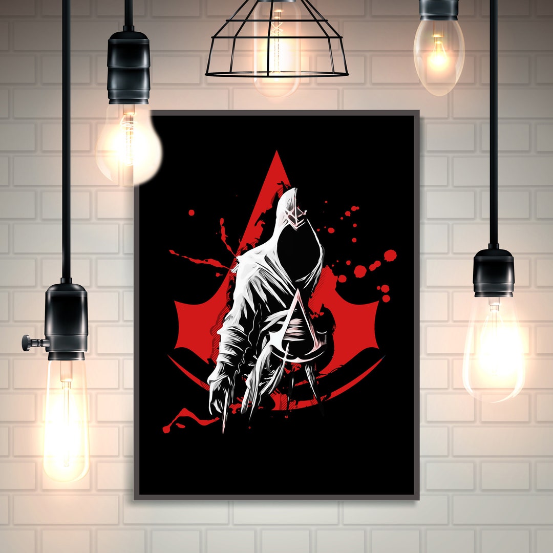 Assassin's Creed Poster , Video Game Poster , Gamer Wall Art , Gamer ...