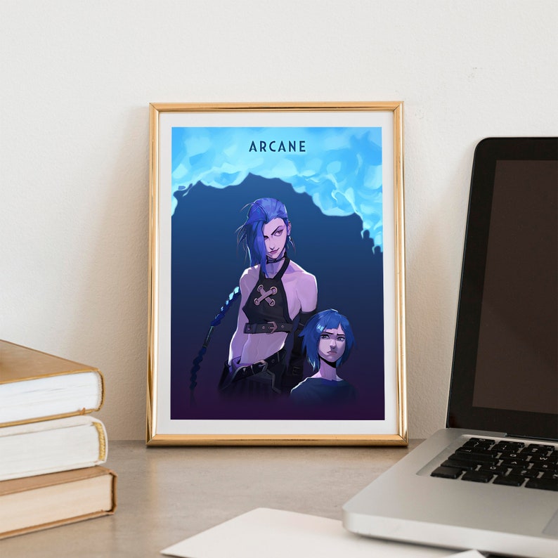 Arcane TV Show Poster , Arcane Series Wall Art , Arcane Poster , Jinx ...