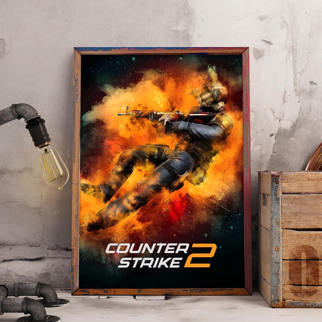 Counter Strike 2 Poster , Counter Strike Poster , Video Game Poster ...