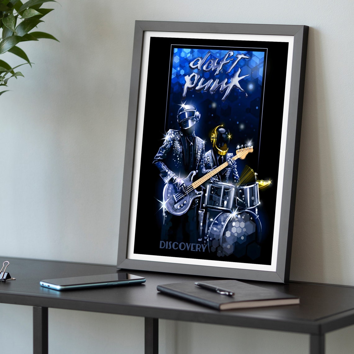 Daft Punk Album Poster , Daft Punk Discovery Album Poster , Music Wall ...