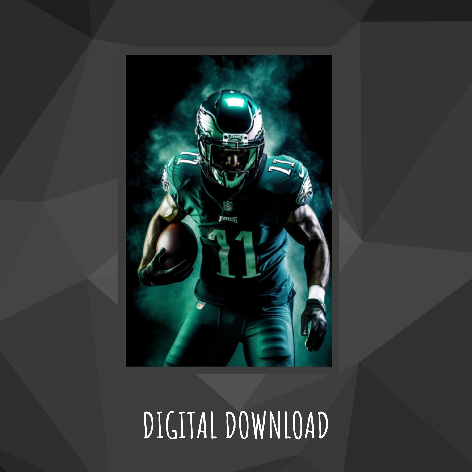 AJ Brown Digital Download, Instant Download, Digital Poster, Digital ...