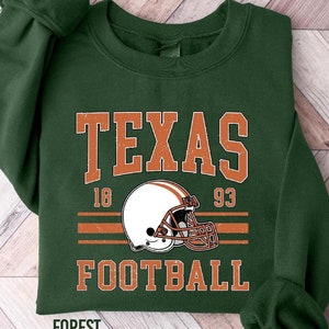 Texas Football Sweatshirt, Texas Football Shirt, Retro Texas Football ...