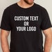 Front and Back Custom T-shirts, Personalized Shirt, Your Logo Here ...