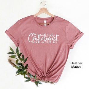 Funny Hobby Shirt, Funny Crafting T-shirt, Crafter Women Shirt, Gift ...