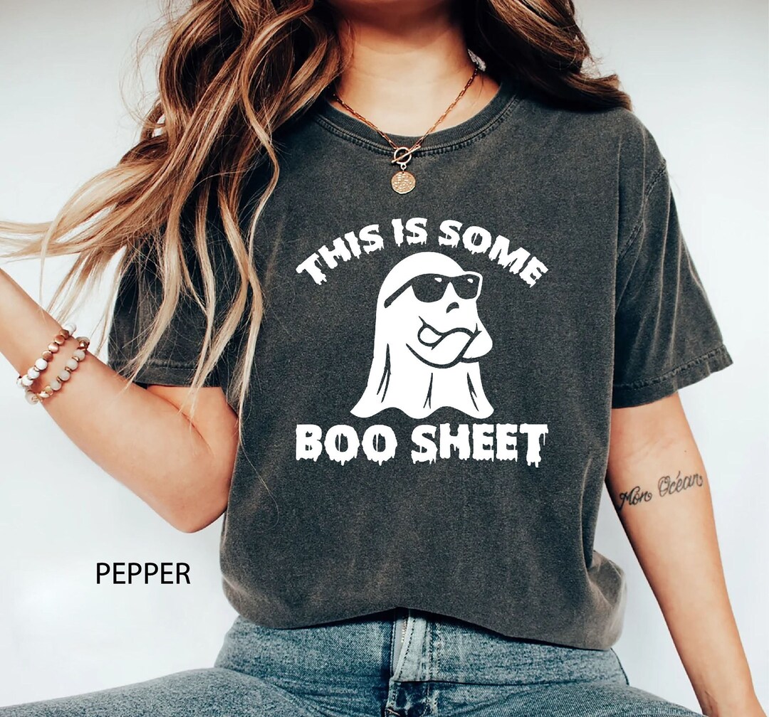 Comfort Colors This is Some Boo Sheet T-shirt, Funny Ghost Shirt ...