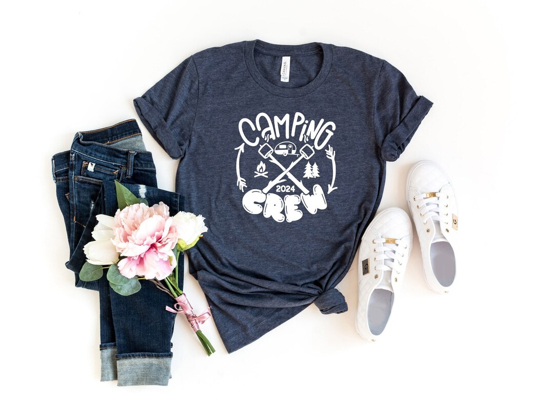 Camping Crew Shirt, Camping Family Shirt, Camping Gifts, Camper Shirt ...