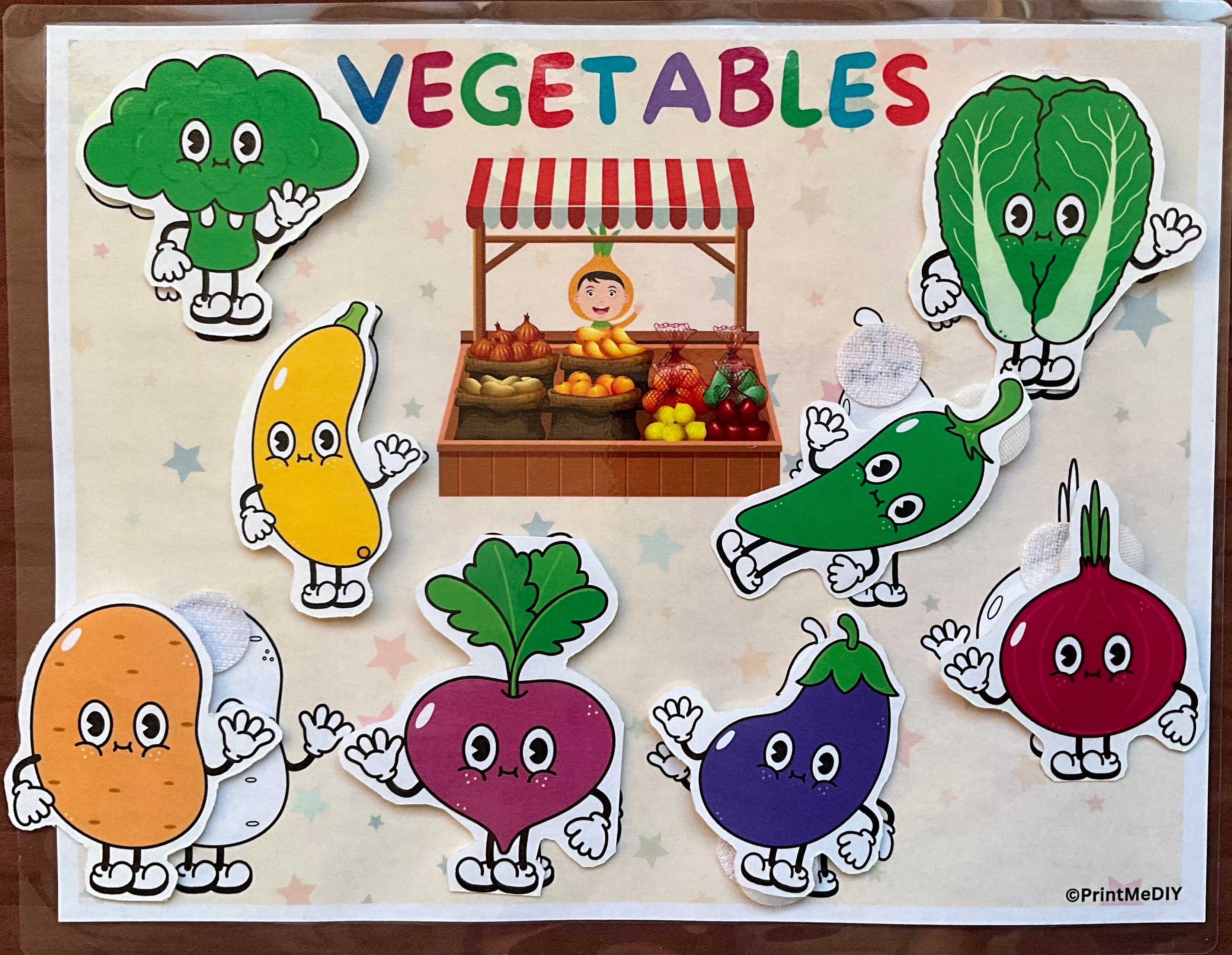 Fruits and Vegetables Sorting Activity Educational Homeschool Printable ...