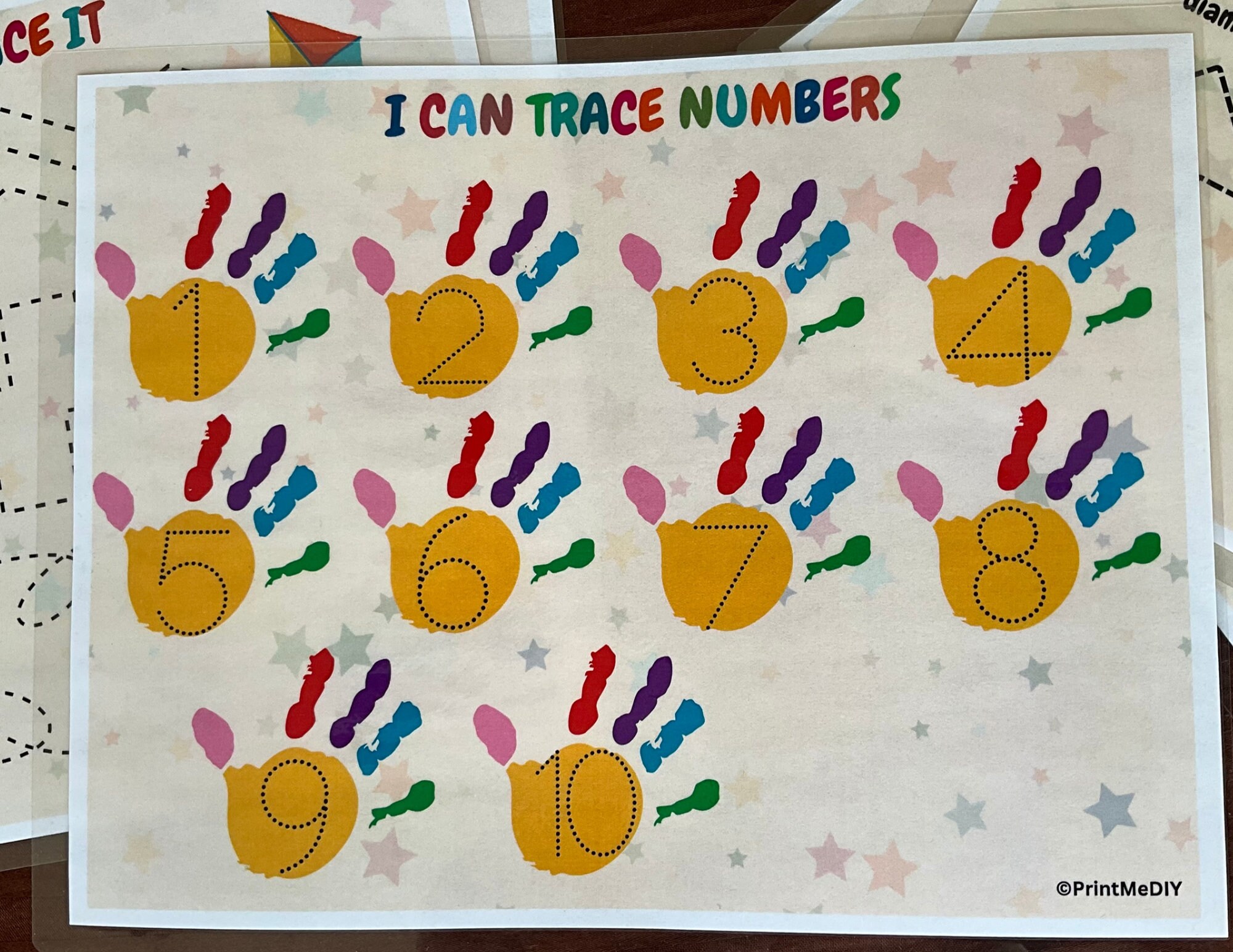 Montessori Tracing Worksheets for Toddler Handwriting Practice for ...