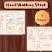 Montessori Hand Washing Steps Printable: Kids Hygiene Education (PDF ...