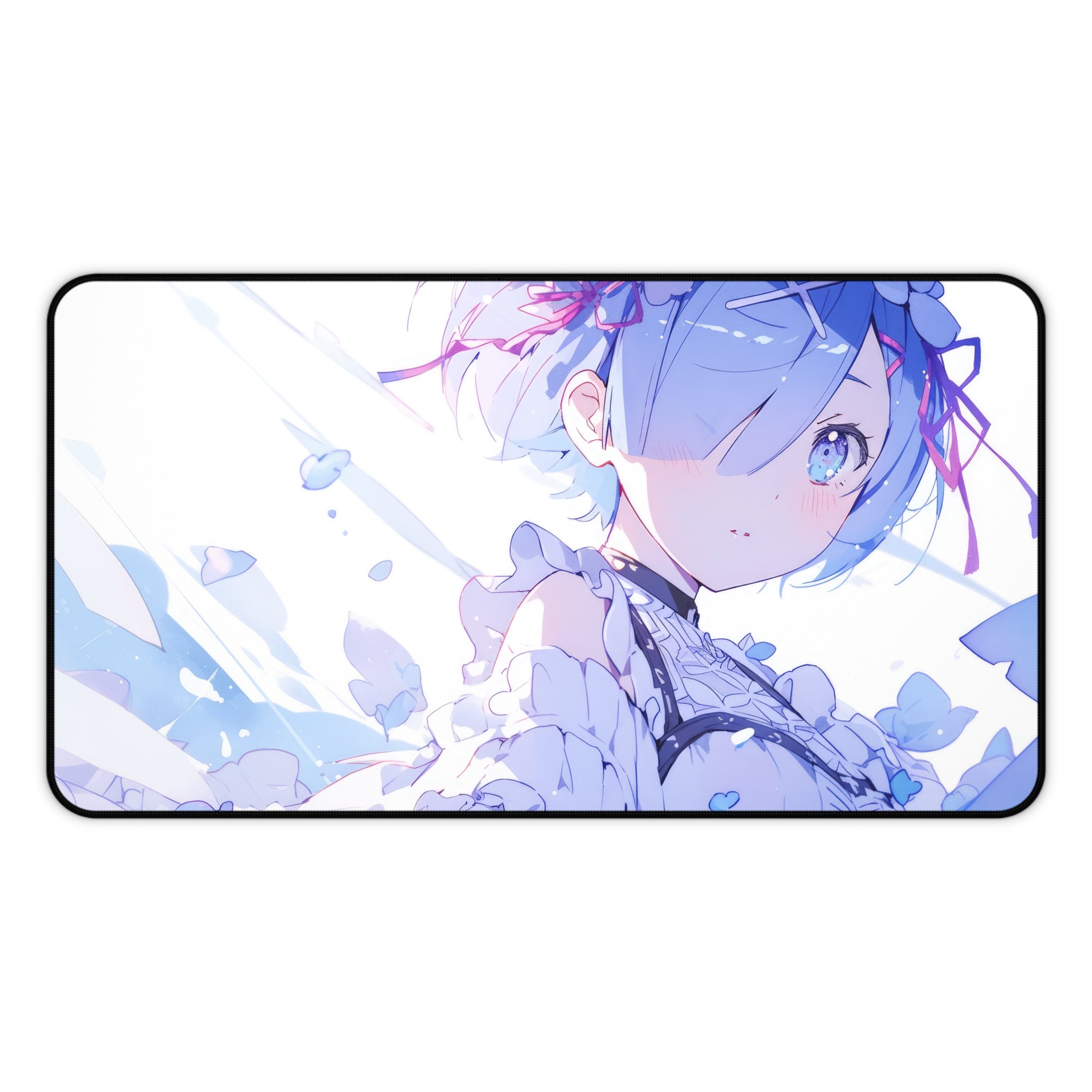 Rem Desk Mat Anime Mouse Pad Waifu Series - Etsy