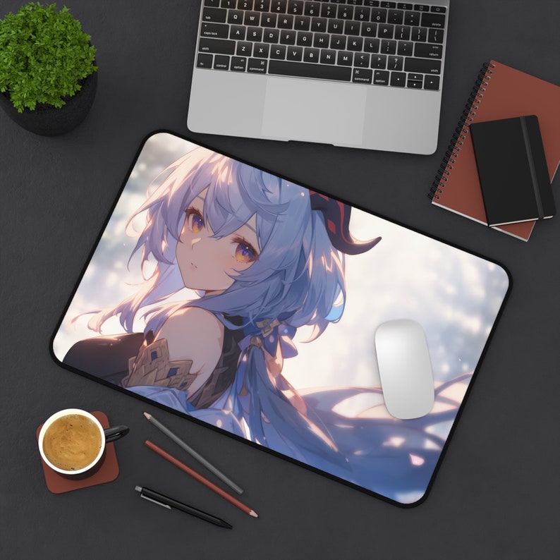 Ganyu Desk Mat Anime Mouse Pad Waifu Series - Etsy