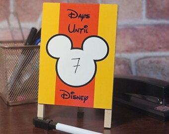 Days Until Disney Script Countdown - Etsy