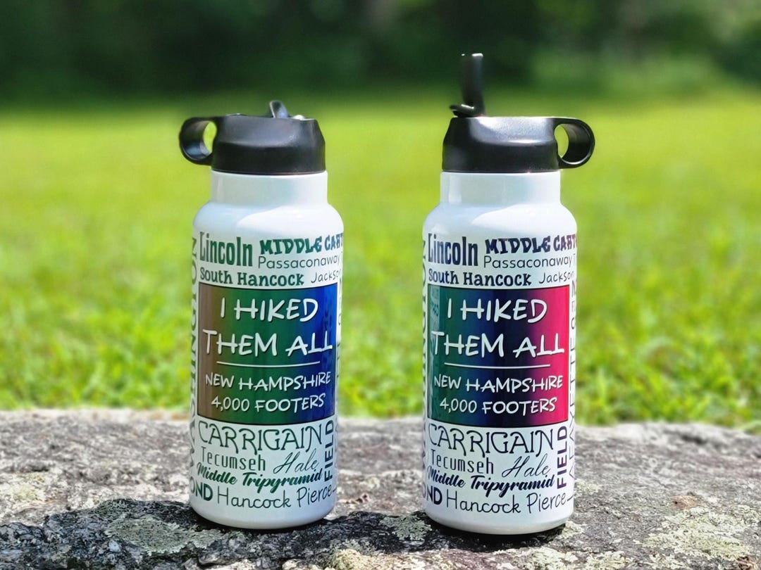NH 4,000 Footers Water Bottle: Stainless Steel Hiking Gift - Etsy