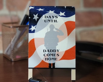 Military Deployment Countdown-days Until Daddy-mommy Comes Home-usa - Etsy