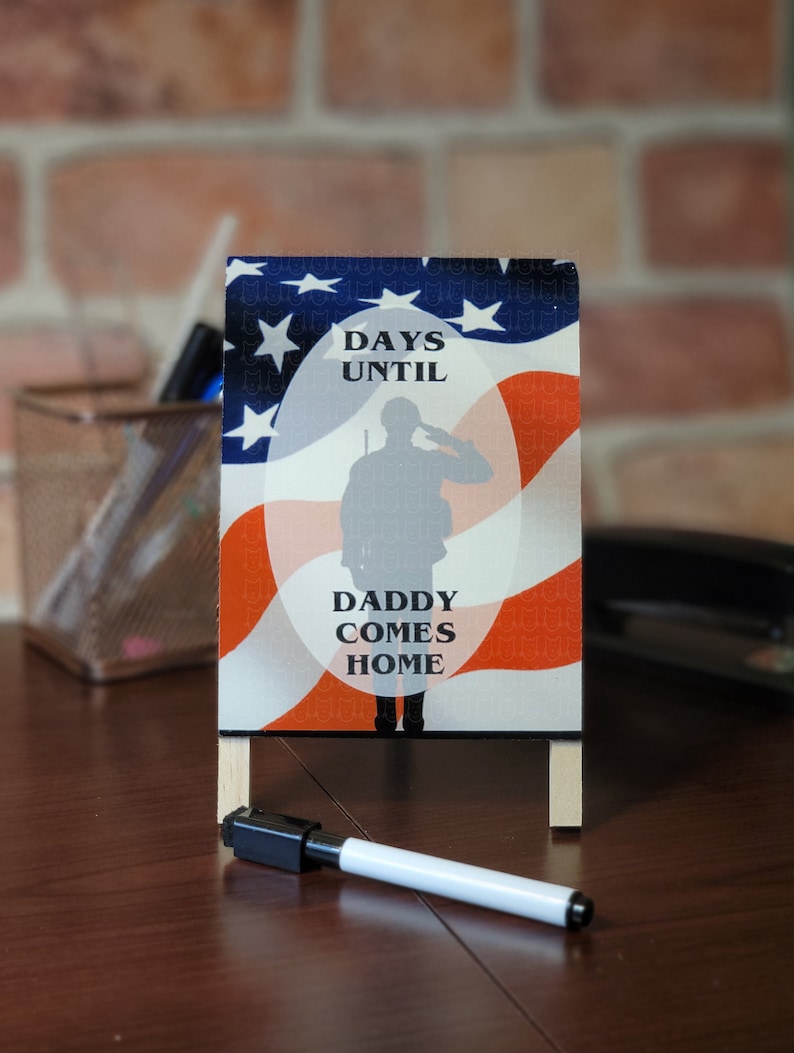 Military Deployment Return Countdown for Kids - Days Until Mommy or ...