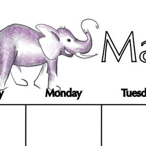 2024 Printable Calendar With 12 Original Whimsical Animal Illustrations ...