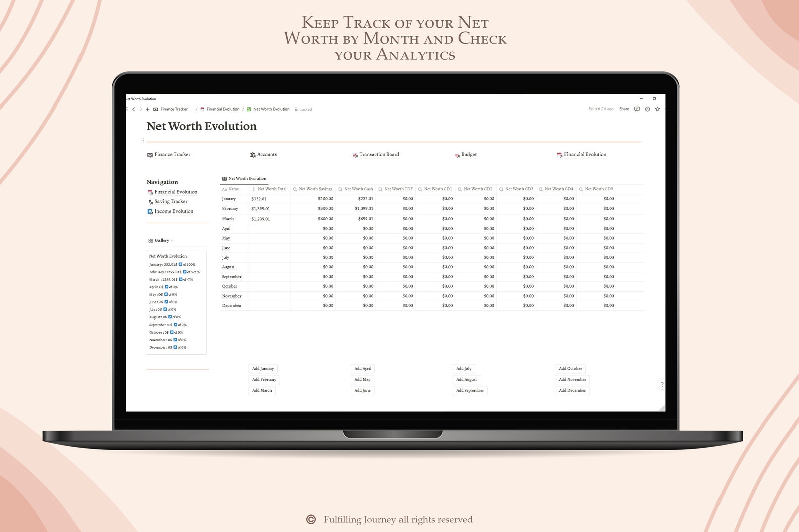 Notion Template Personal Finance Tracker Budget Tracker | Income and ...