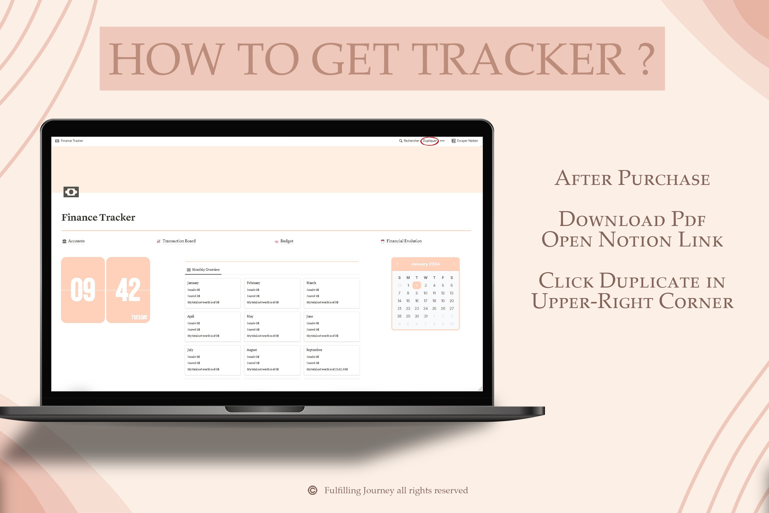 Notion Template Personal Finance Tracker Budget Tracker Income and ...
