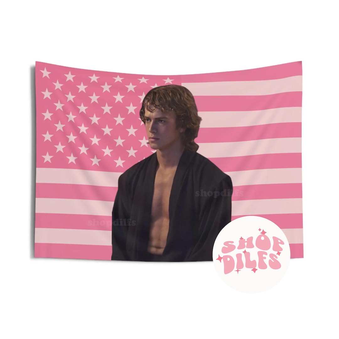 Hayden Christensen Pink Wall Tapestry American Flag Anakin Flag - Etsy