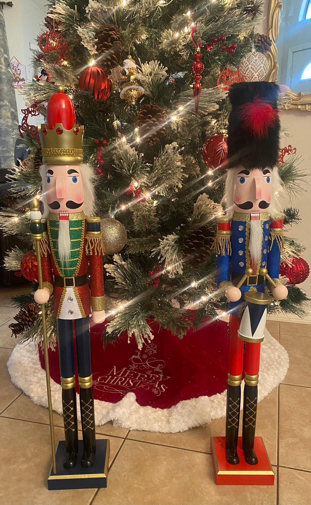 Nutcracker| Set of Two | Christmas Decor | Classic | Tradition ...