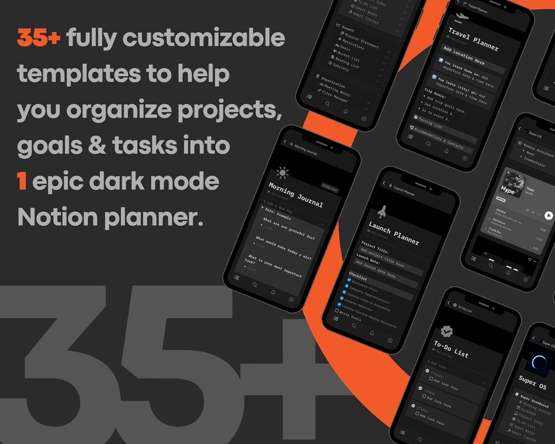 Dark Mode Notion Template Best Notion Dark Mode Template for 2024 ...