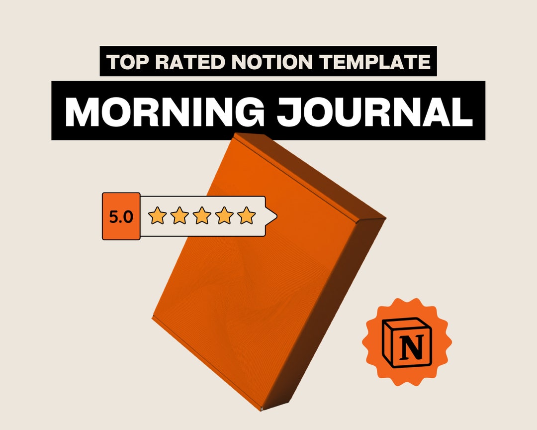 Notion Journal Template | Best Notion Template for Morning Journalling ...