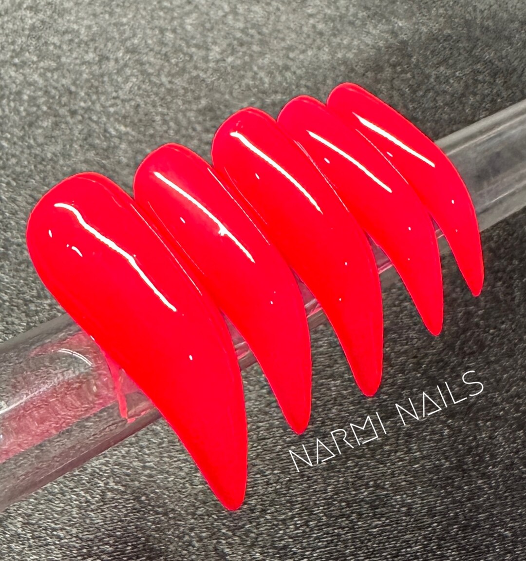 Eagle Hawk Cat Curved Claws Red Pink Halloween Cosplay Press on Nails ...