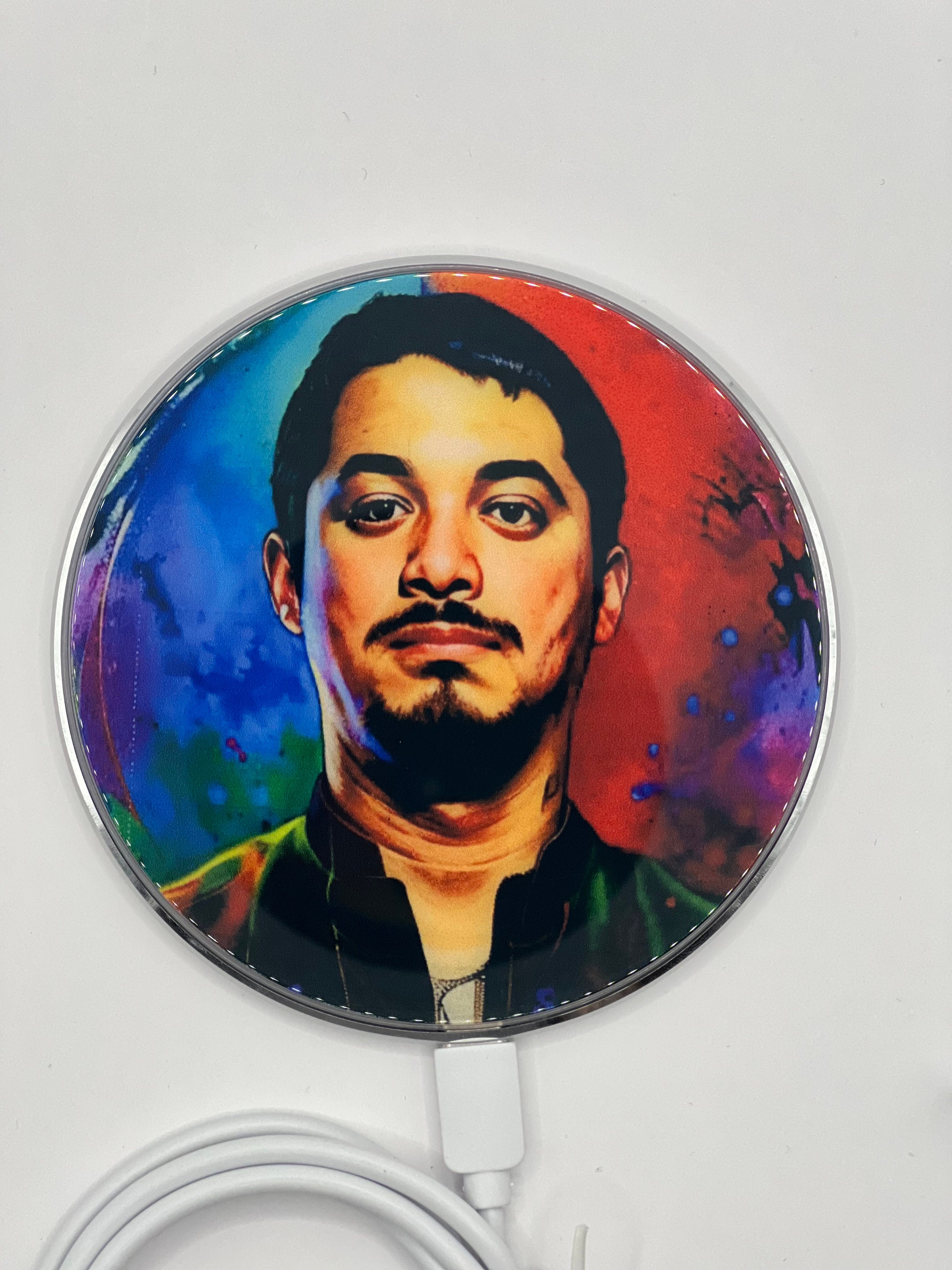 Personalized Wireless Charger LED Pad - Etsy