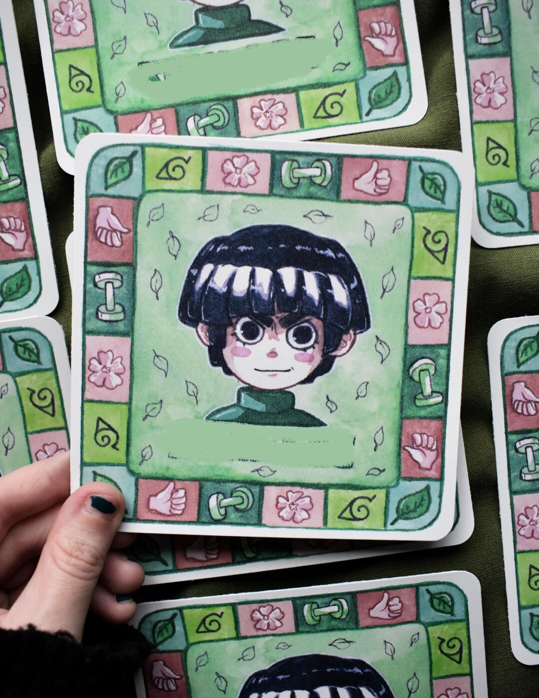 Youth! Ninja Square Tile Watercolor Prints - Etsy